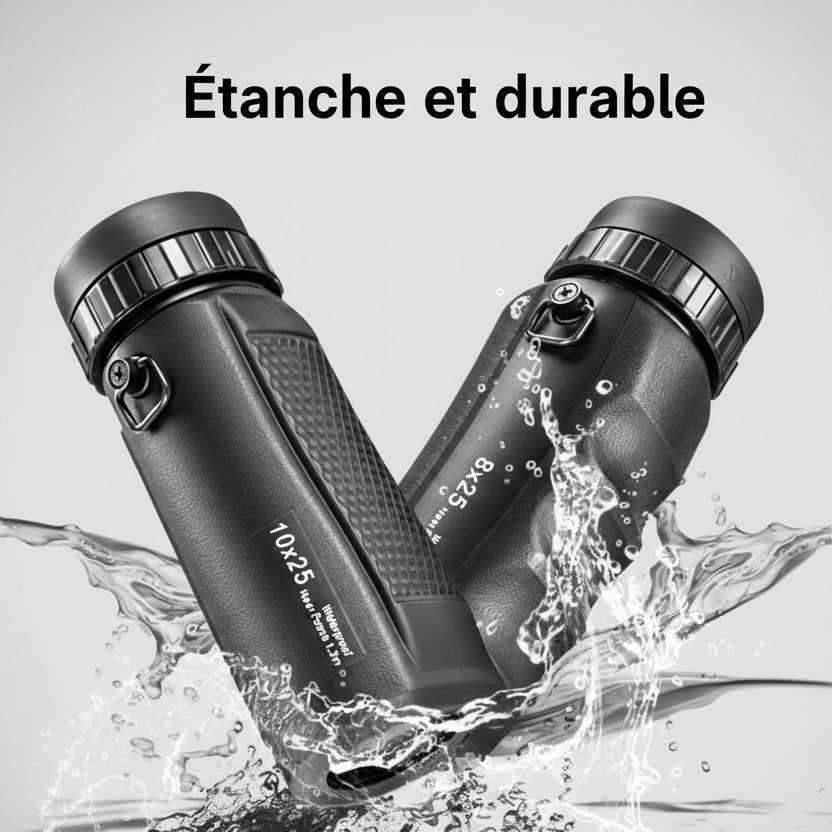 Monoculaire Puissant 8x25 / 10x25 HD – wild-scope